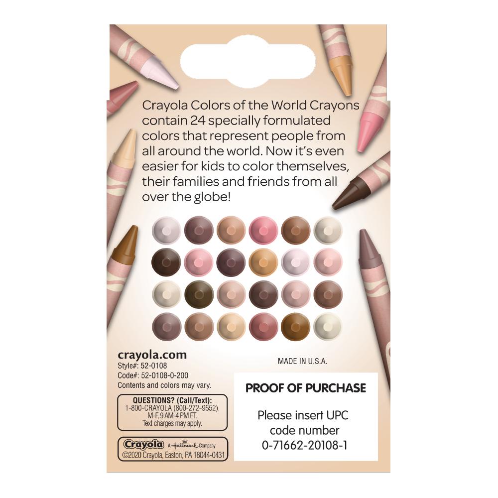 Colors of the World- Crayons 24 Pack